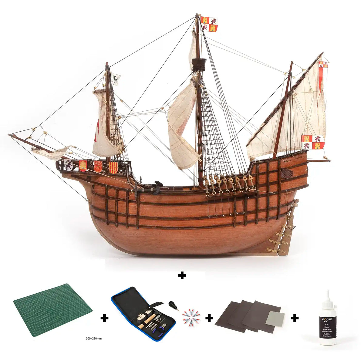 Santa Maria Ship Model Starter Pack - OcCre