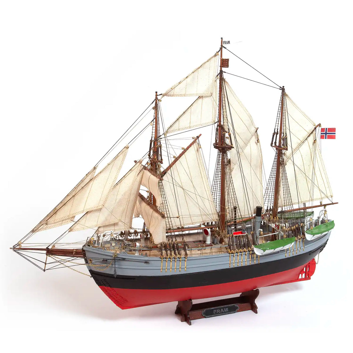 Kit Review - The Fram, Motorized Schooner in Scale 1:85, by OcCre ...